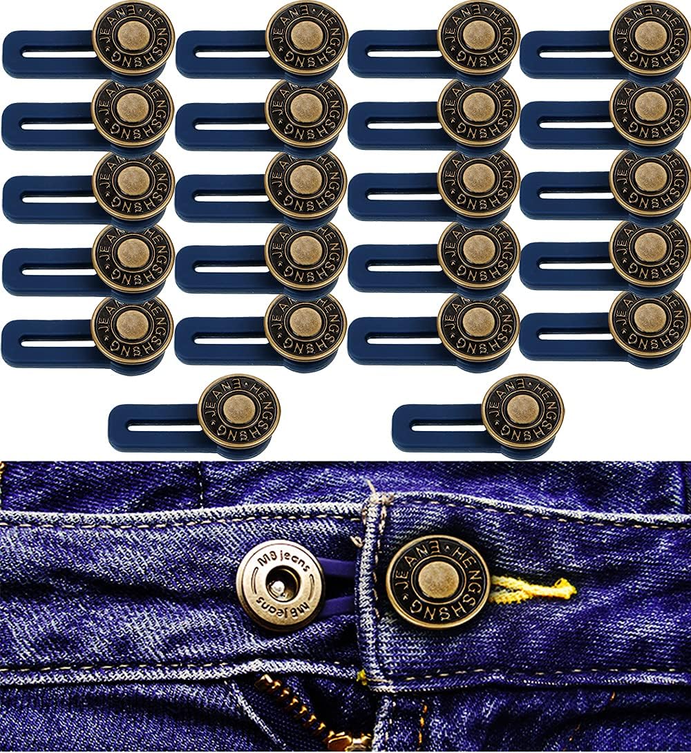 (22 Sets)Button Extender for Trousers Waist Extenders for Mens Trousers ...
