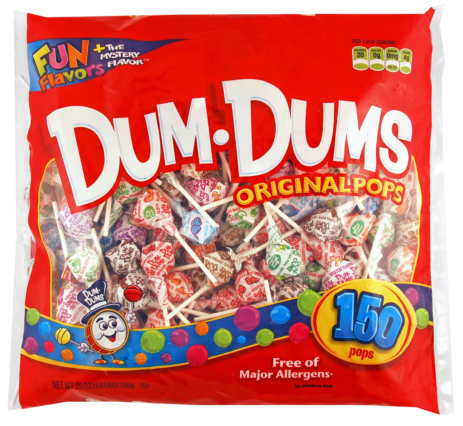 Snapklik.com : Dum Dums Spangler Original Pops, 26 Pound