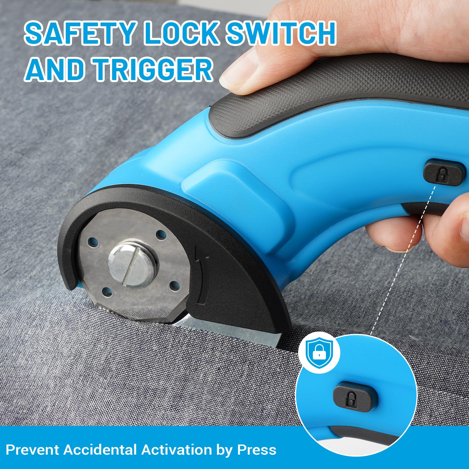 Snapklik.com : PHIRAH Cordless Cardboard Cutter, 4V Electric Scissors ...