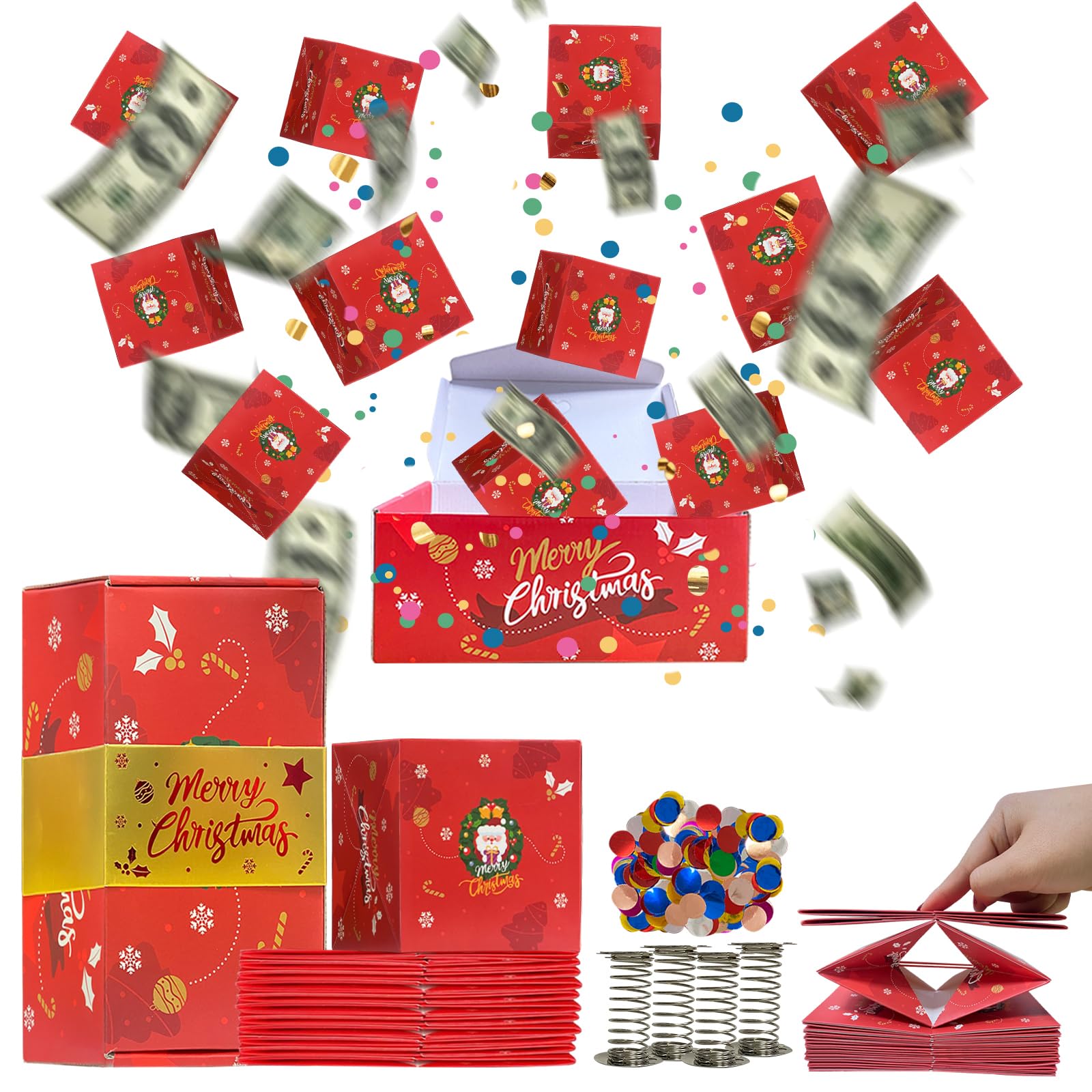 Amazon.com: Surprise Gift Box Explosion for Money, Valentine Birthday ...
