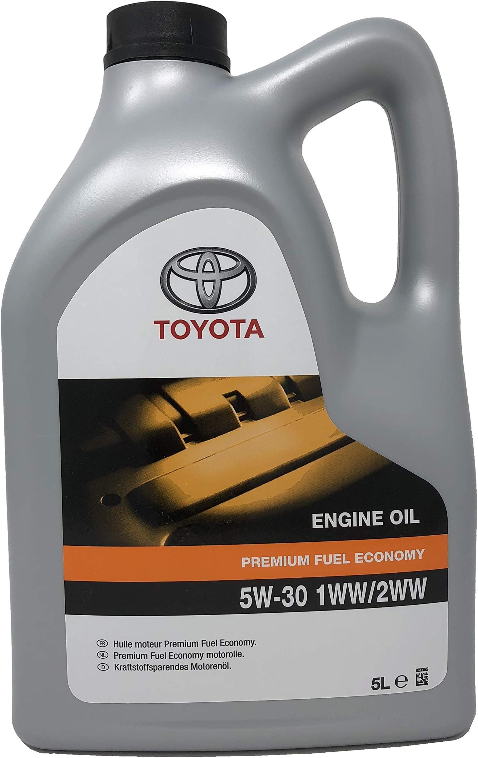 Toyota Original engine oil PFE 5W-30 1WW 2WW, 5 litres (diesel engines ...