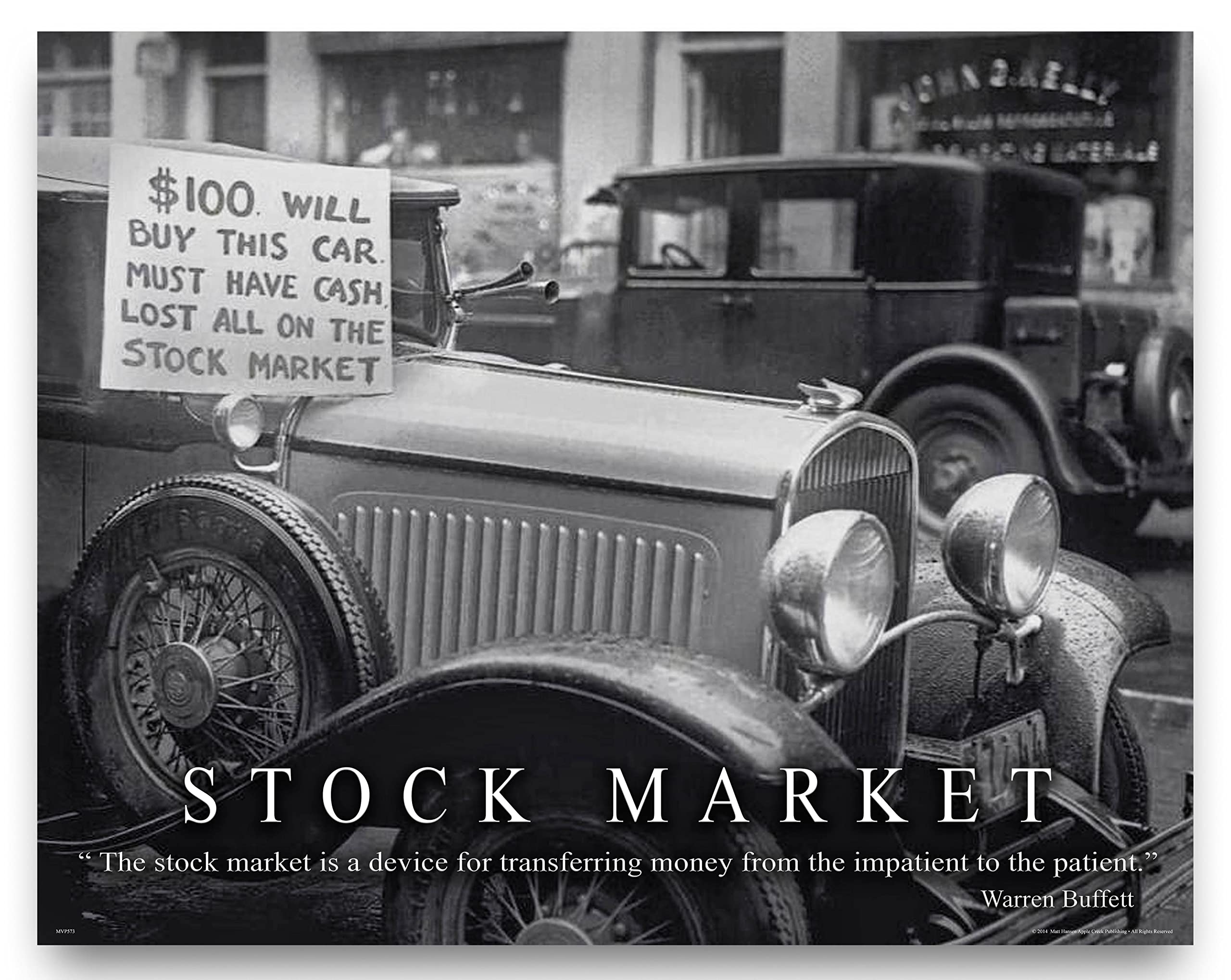 Amazon.com: Stock Market Motivational Poster Art Print 11x14 Warren ...