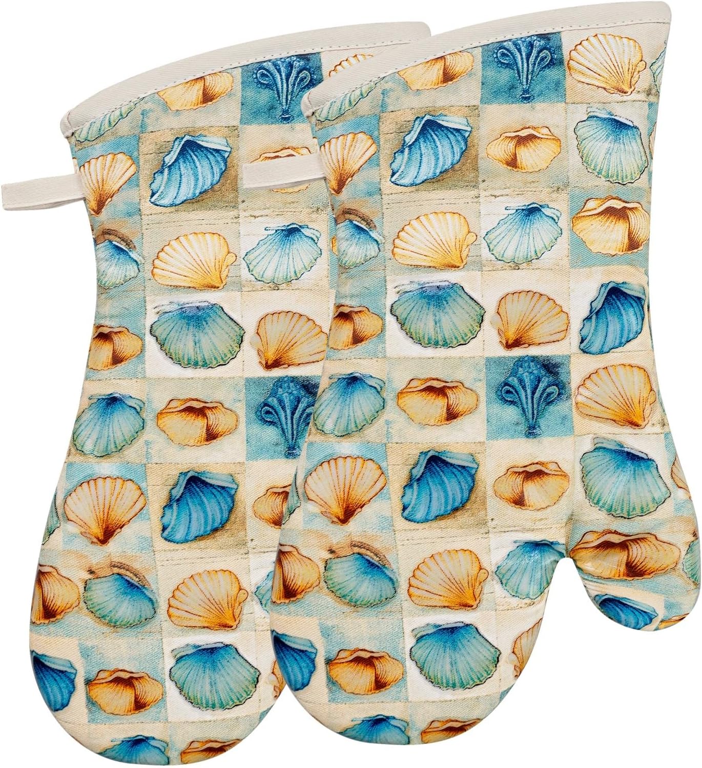 Oven Mitts Gloves 1 Pair Heat Resistant 480 ℉ Non Slip Clear Silicone ...