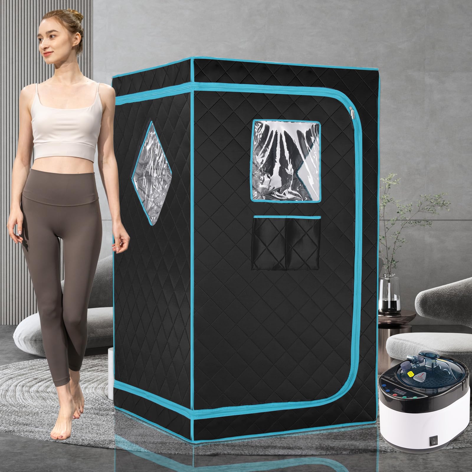 Snapklik.com : iDOTODO Full Size Portable Steam Saunas For Home Spa ...