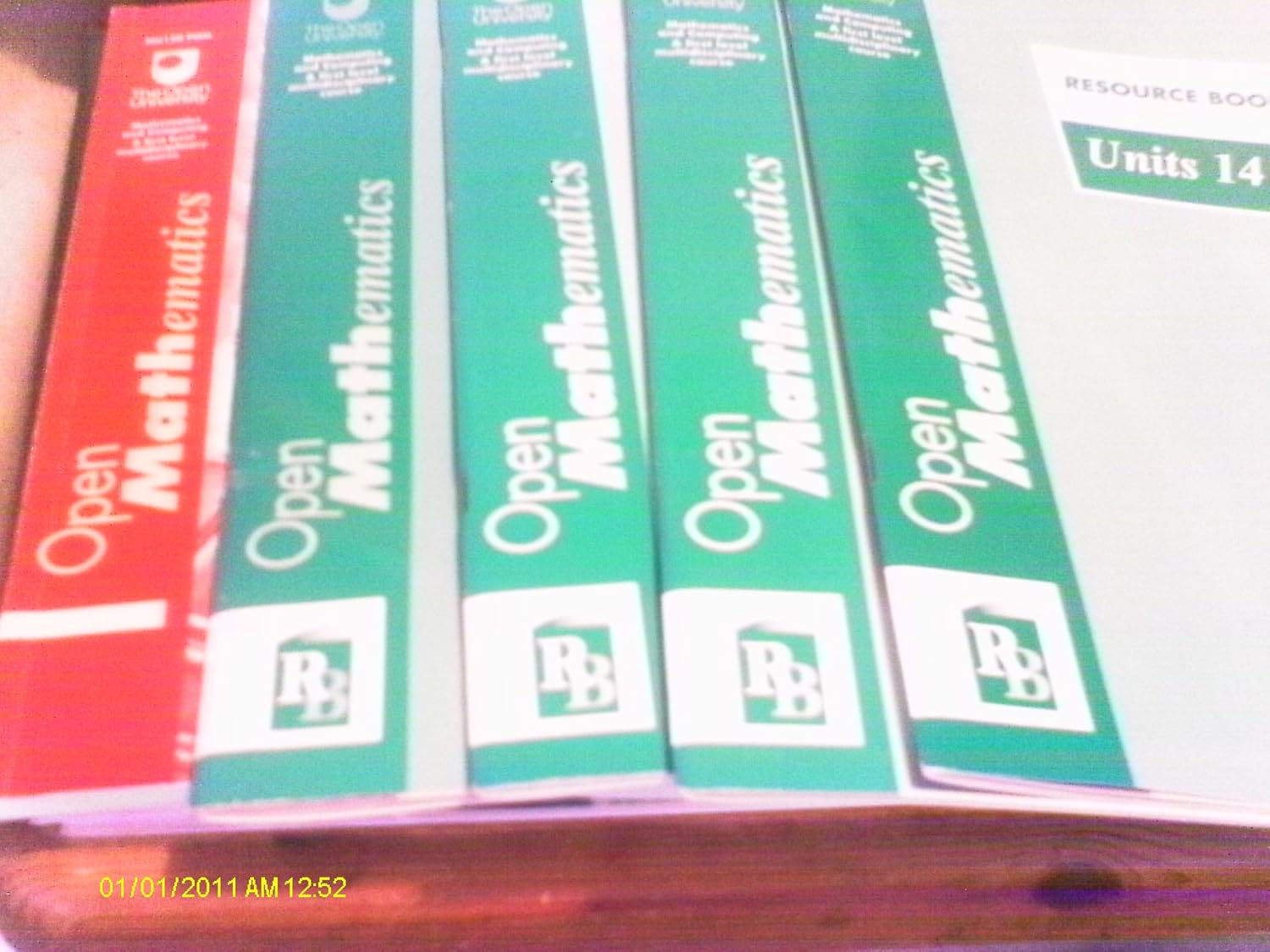 Amazon.com: Resource: Book A Units 1-5: 9780749202743: Open University ...