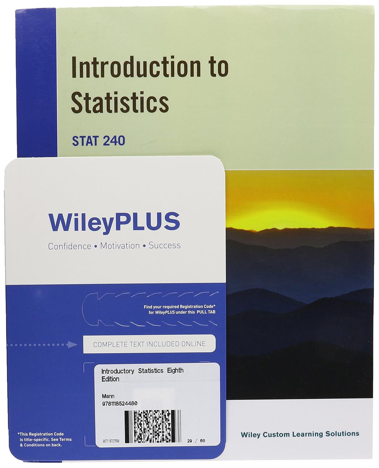 Amazon.com: Introductory Statistics, 8e for University of Massachusetts ...