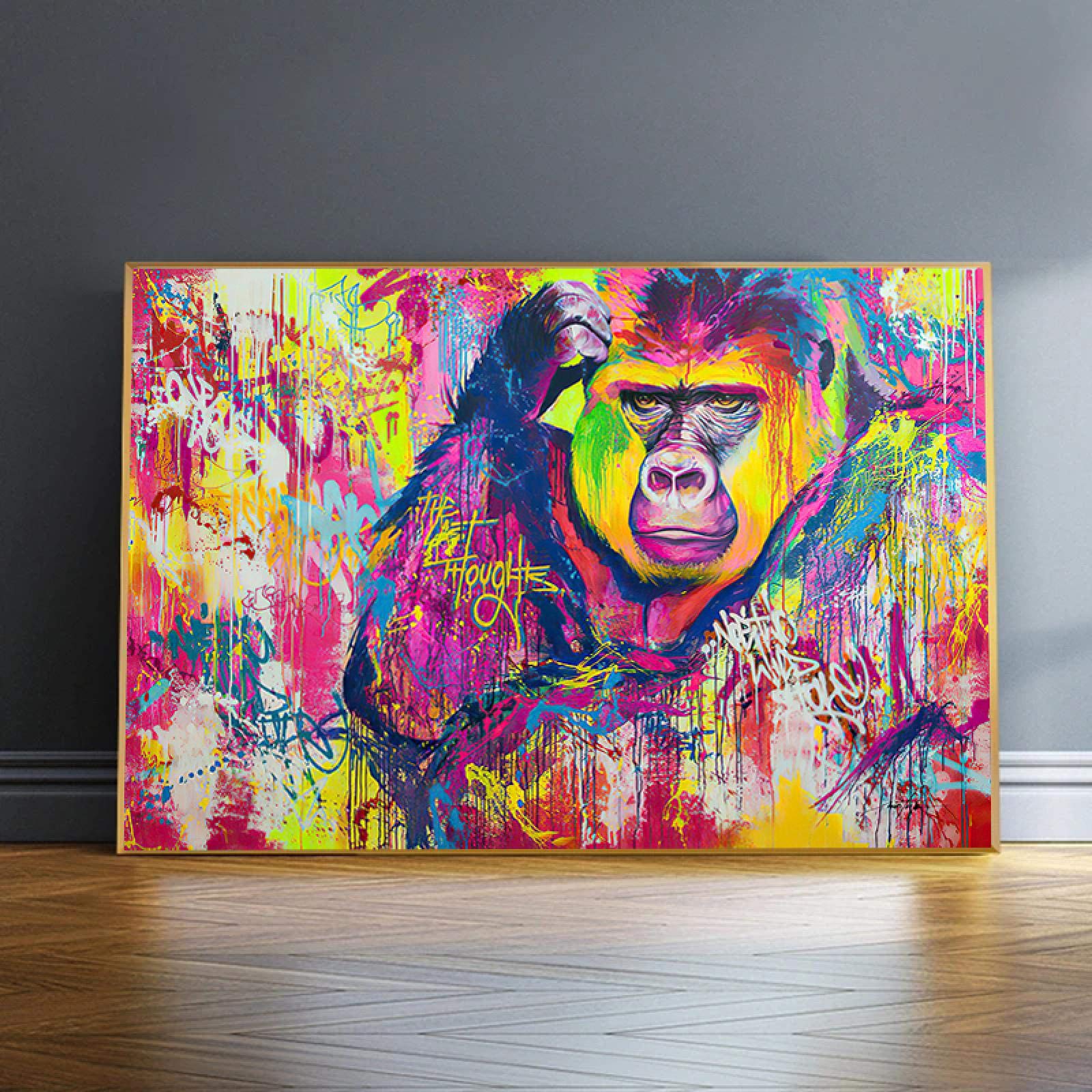 Monkey Canvas Painting Ideas Monkey Acrylic Painting: MARJANSART