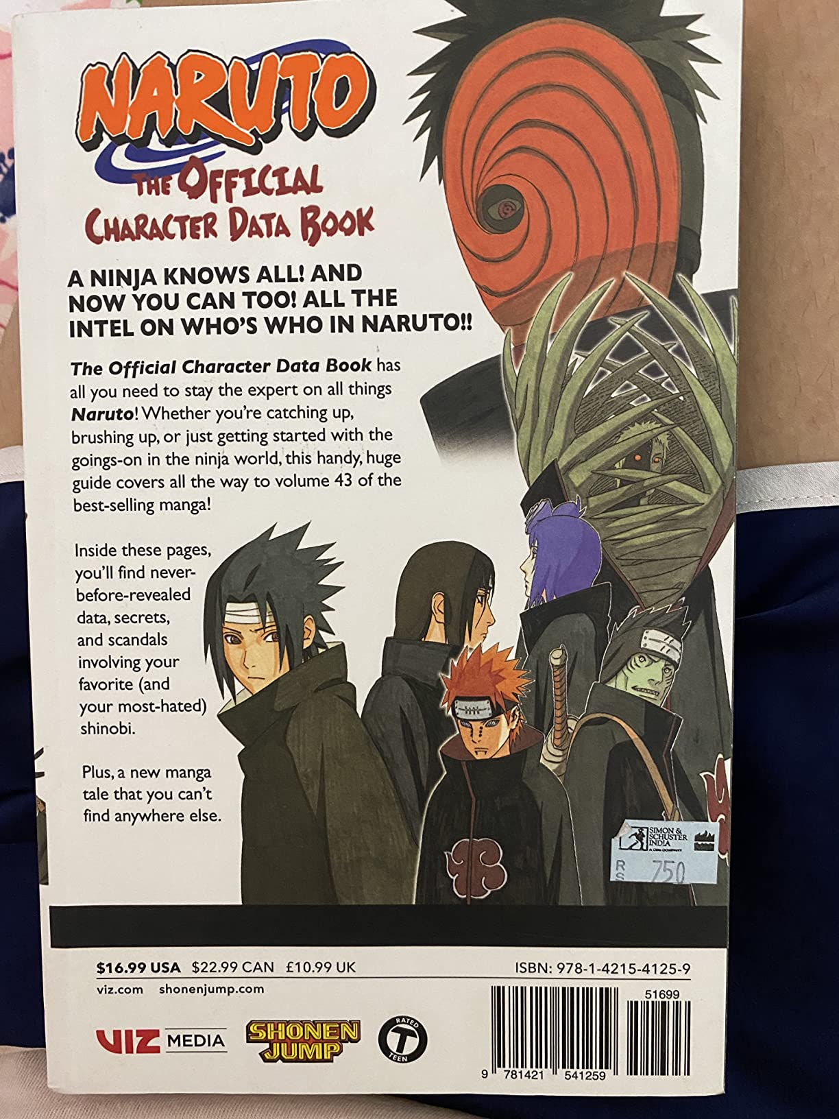 Naruto: Official Character: The Official Character Data Book (Naruto ...