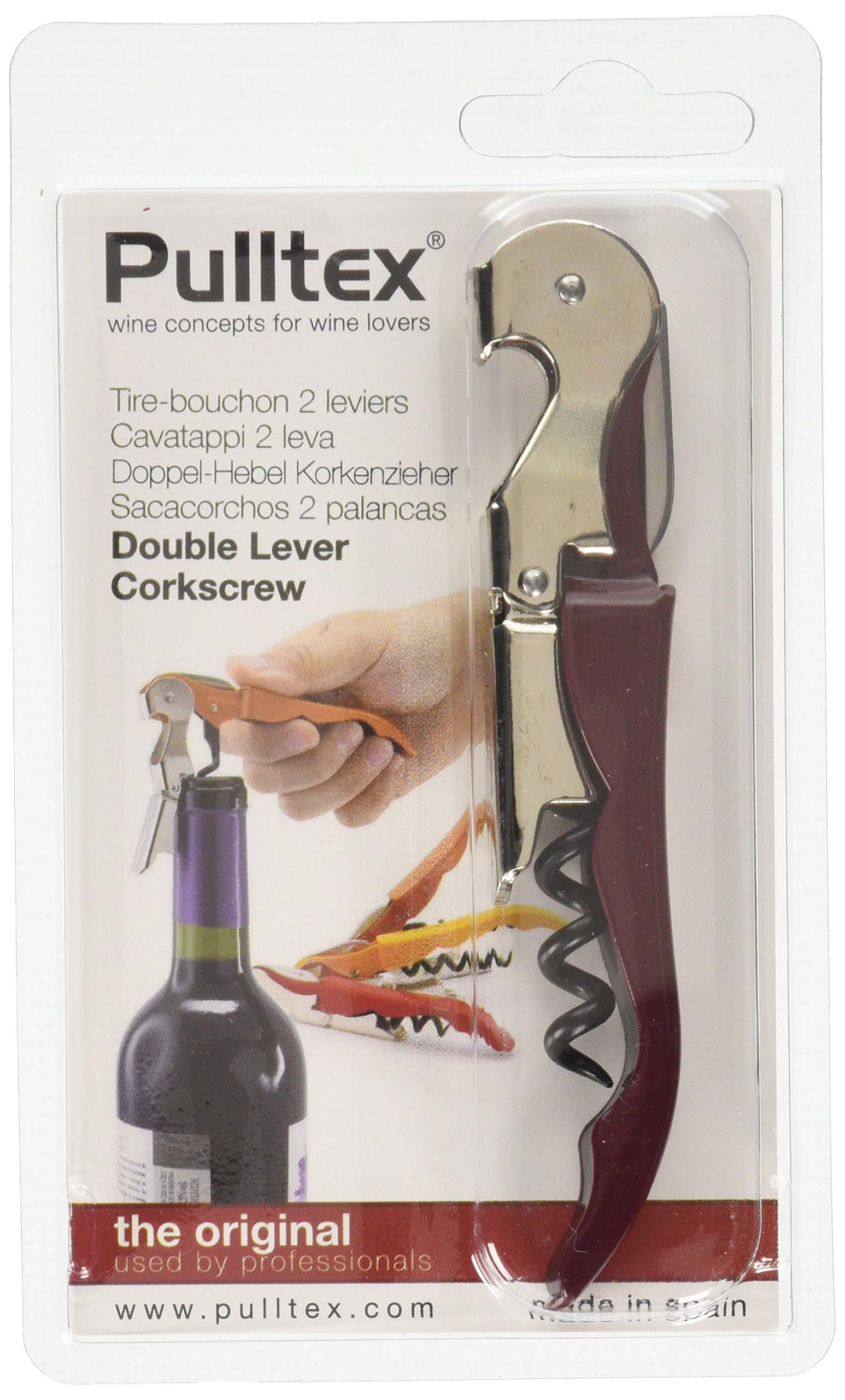 プルタップスライト プルテックス ソムリエナイフ Pulltex ワインオープナー 2段フック式 - ワイン・バー・酒用品