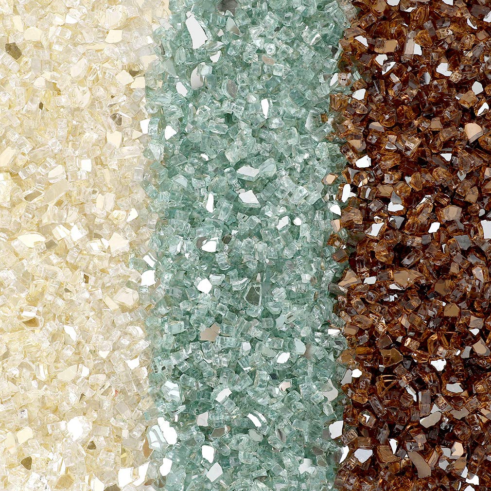 Snapklik.com : Stanbroil 10-Pound Blended Fire Glass - 1/4 Inch ...