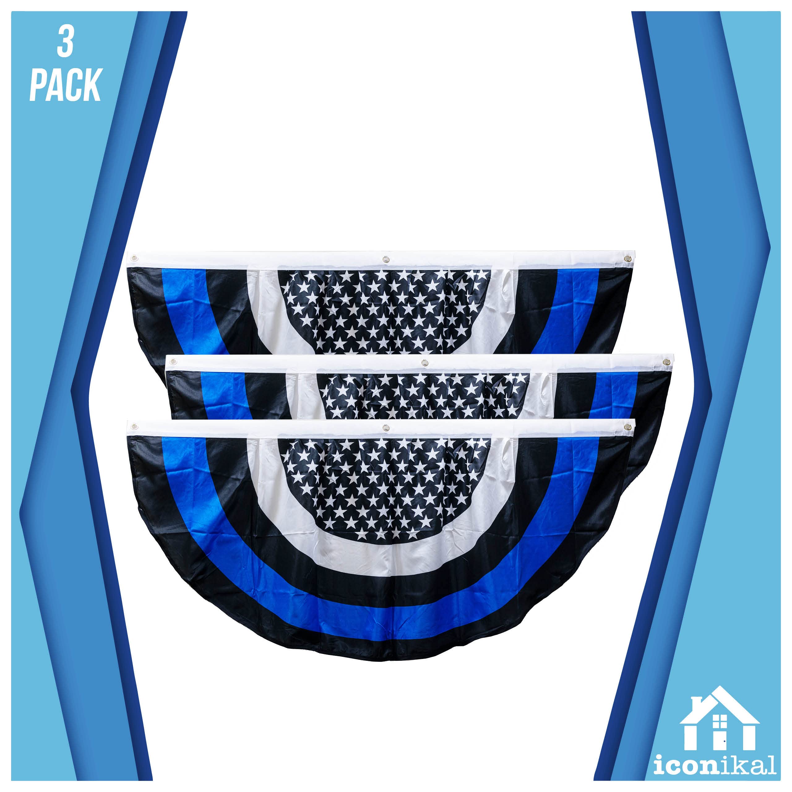 Half Circle Blue Line