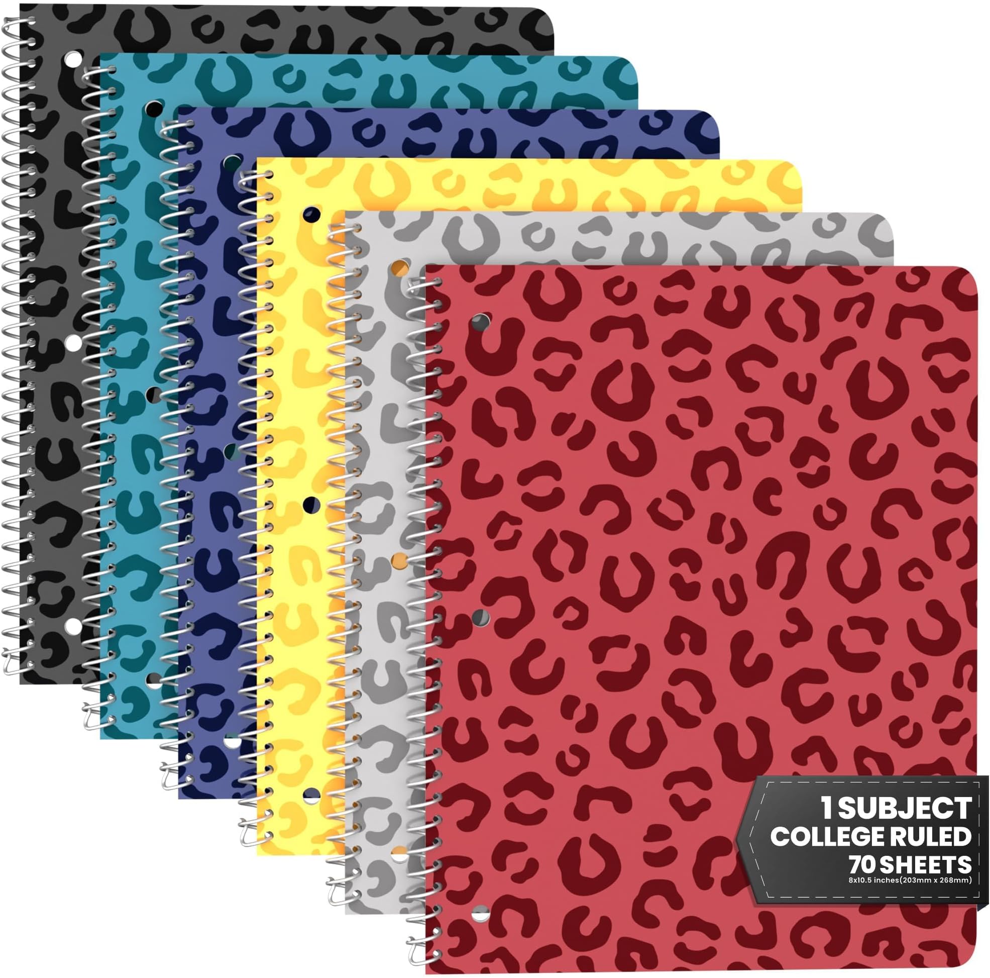Amazon.com : ScribbleMate Spiral Notebooks for Kids - Cute Notebook for ...