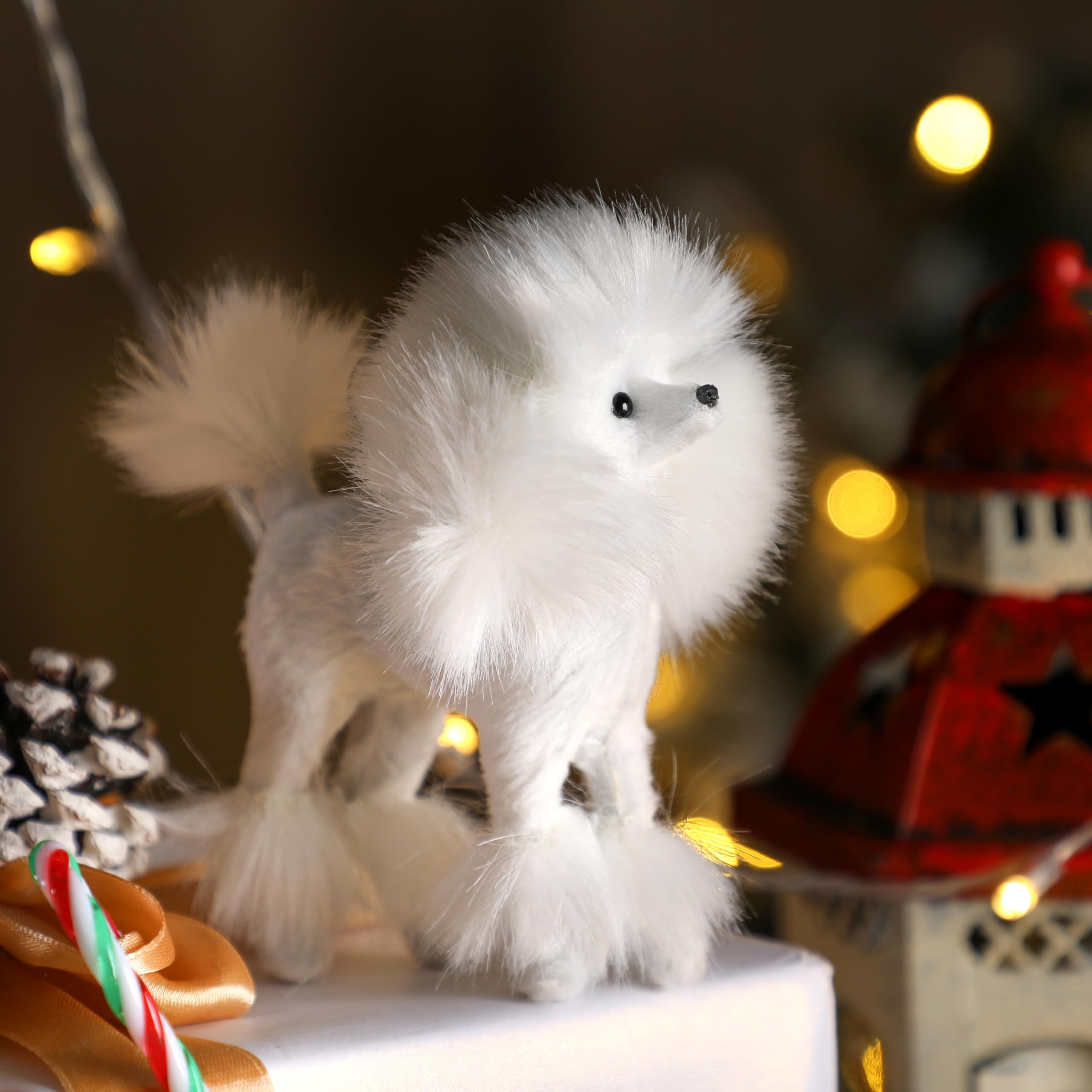 Amazon.com: Plush Pink Poodle Christmas Tree Ornament C4823 : Home ...