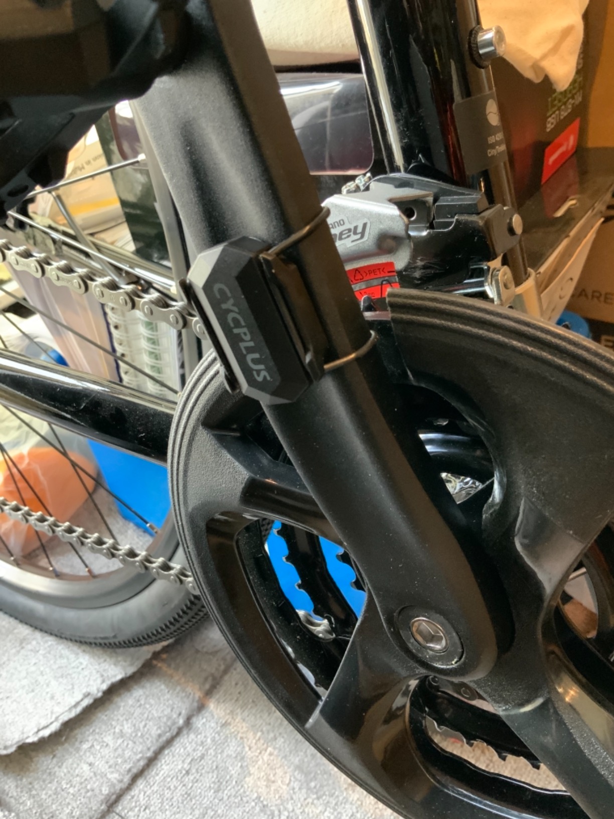 CYCPLUS Cycling Speed OR Cadence Sensor, Bluetooth/ANT+ Magnetless ...