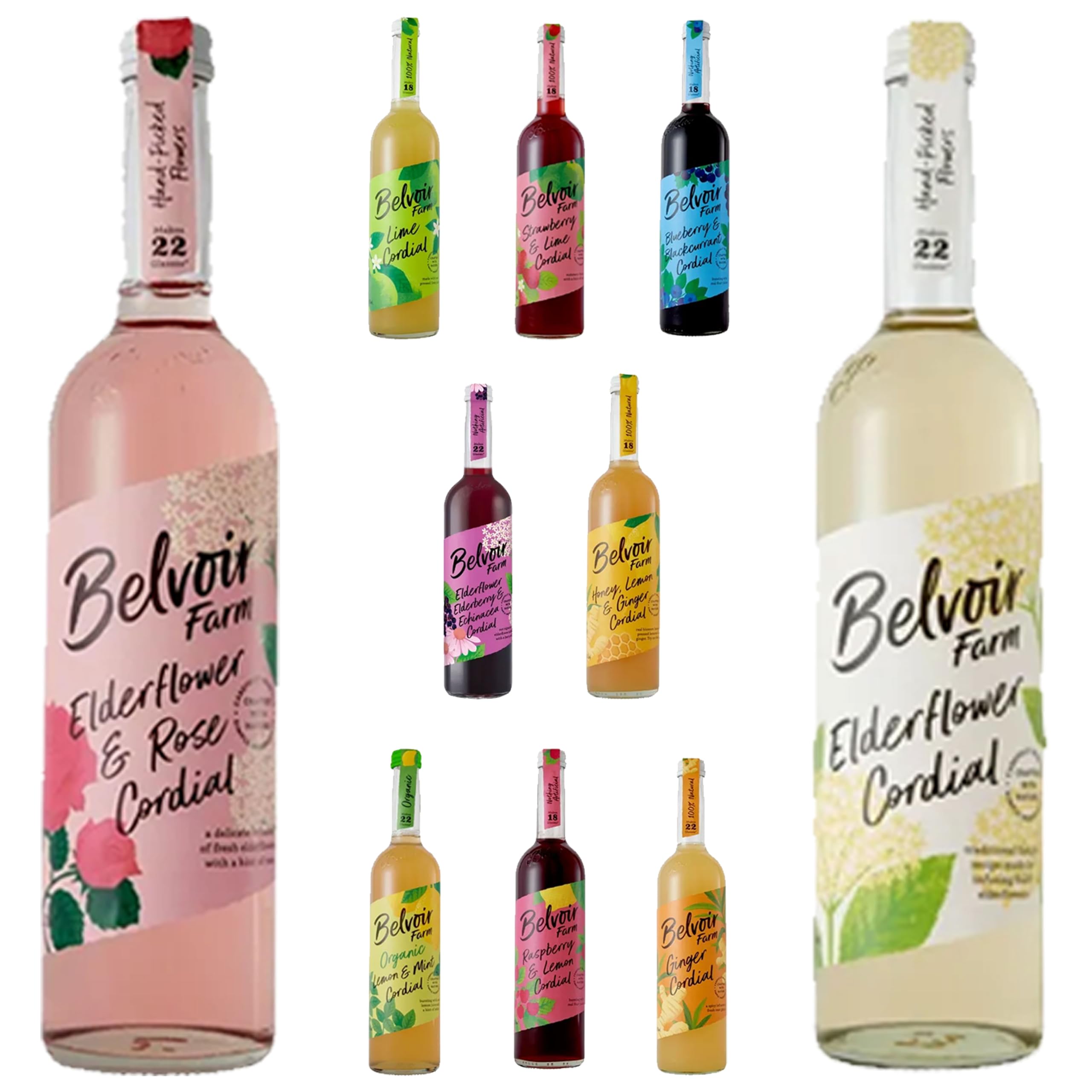 Belvoir Farm Coffee Syrup Pick N Mix - Create Custom Syrup Combo with 9 ...