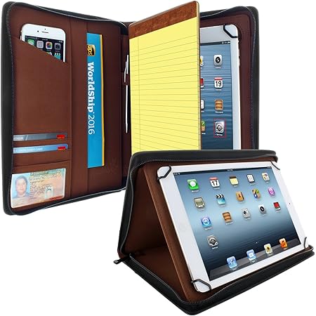 Amazon.com: KHOMO Universal Padfolio Case - Portfolio Organizer for ...