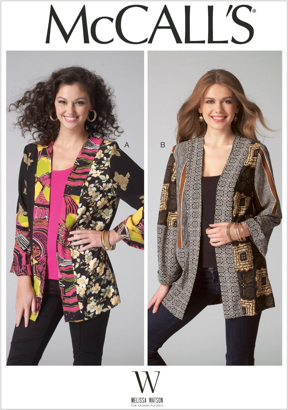 Amazon.com: McCall's Patterns M7132 Misses' Jackets, Size ZZ (LRG-XLG ...