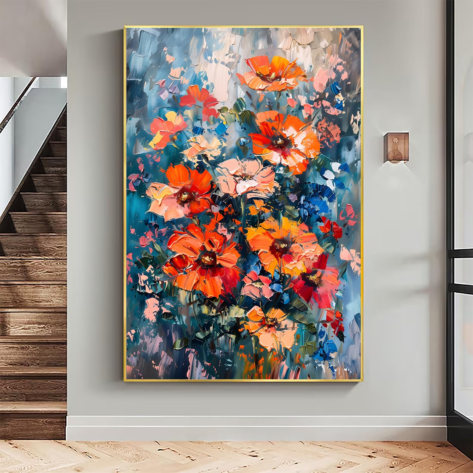 Abstract Flower Paintings Abstract Paintings Look Like Colorful