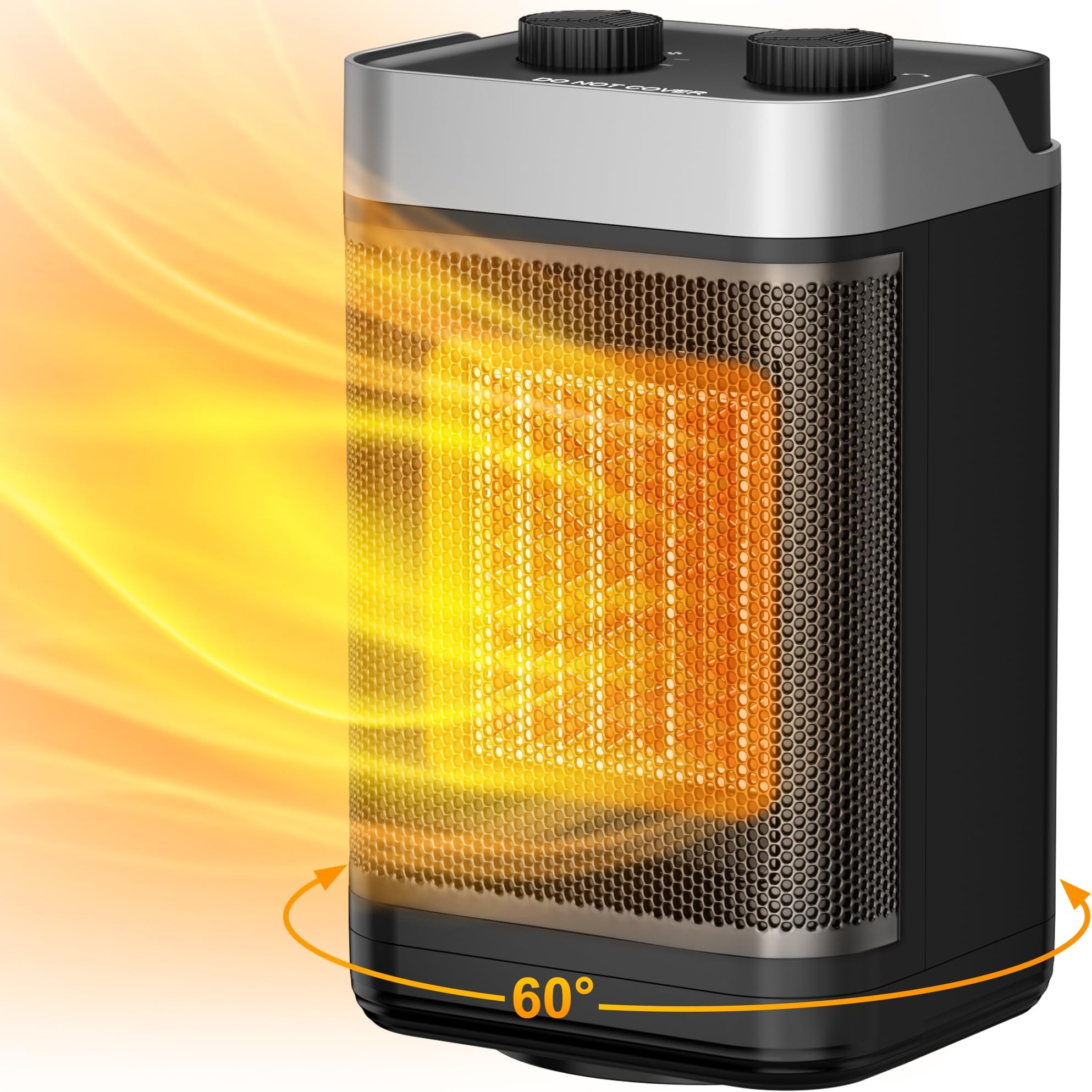 Amazon.com: Small Portable Space Heater for Indoor Use - with 70 ...