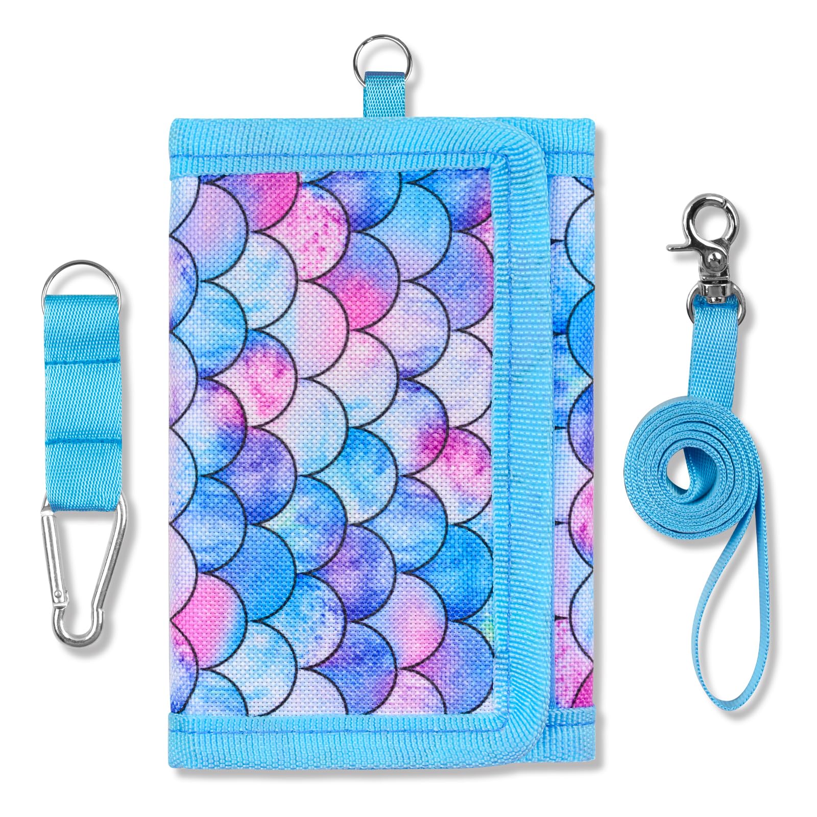 Amazon.com: Kids Wallet for Girls, Little Girls Toddler Trifold Canvas ...
