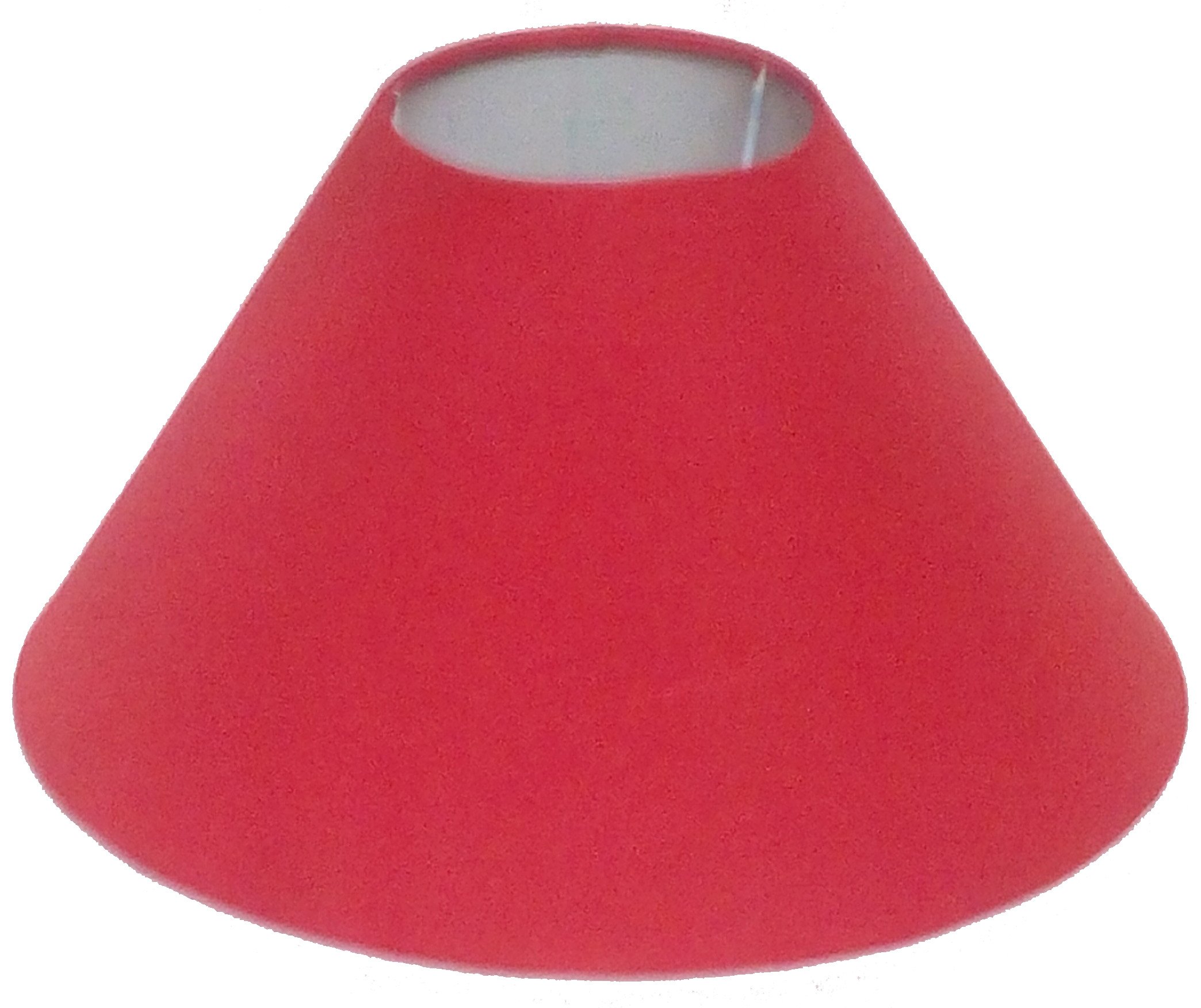 Buy RDC 10" Round Plain Red Lamp Shade for Table Lamp Online at Low ...
