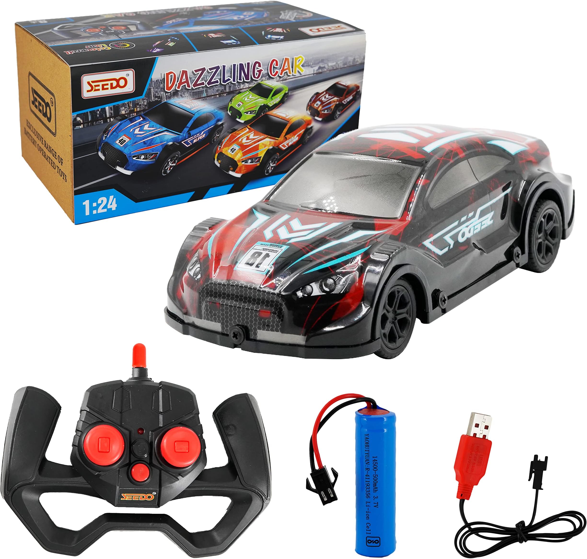 SEEDO Remote Control Rechargeable Dazzling Drift Anti Scratch High ...
