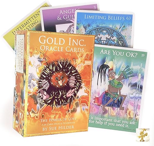 Amazon.com: Gold Inc. Oracle Cards: A 64 Gilt-Edged Card Deck and ...