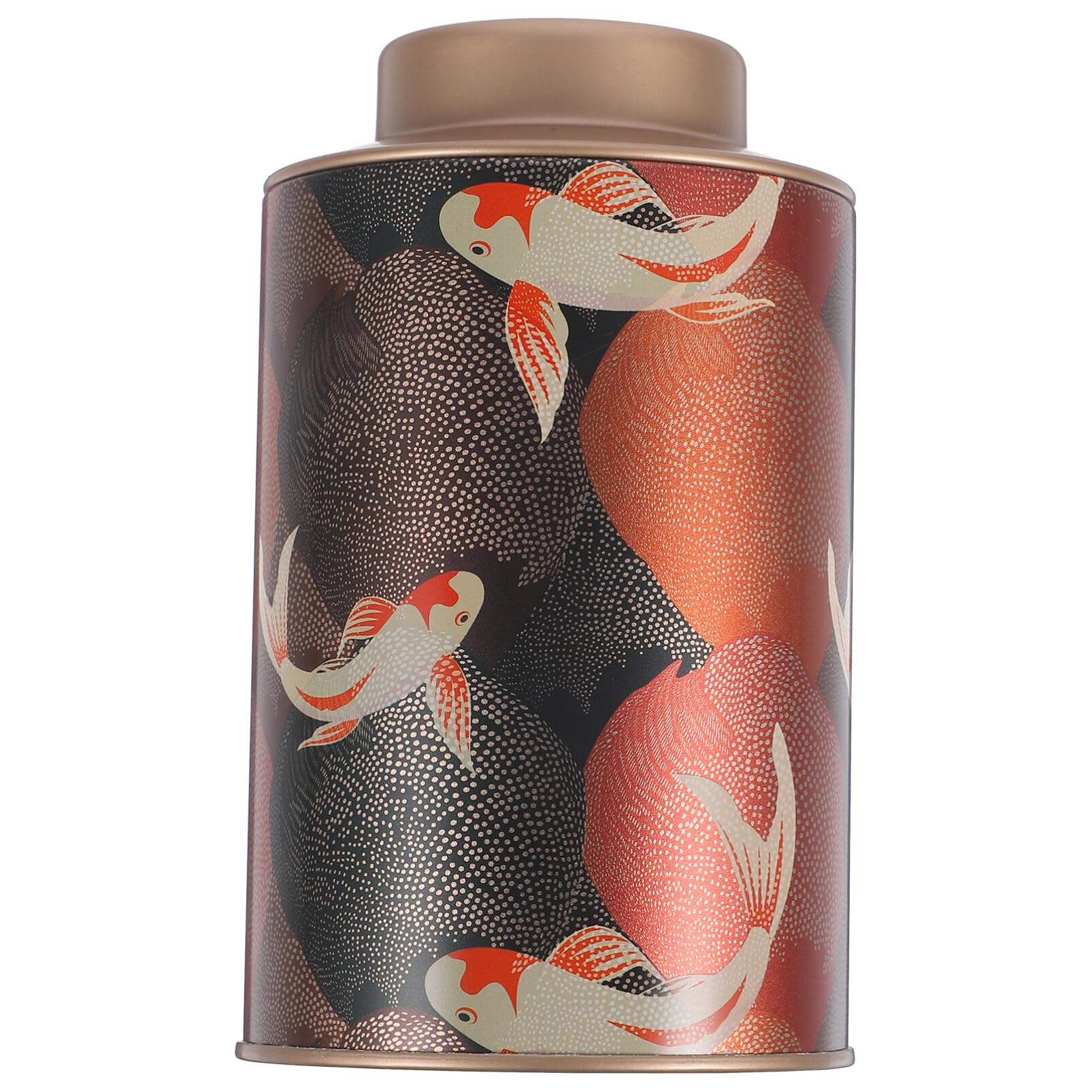 Amazon.com: Kichvoe Metal Tea Canisters Chinese Style Round Tea Tin ...