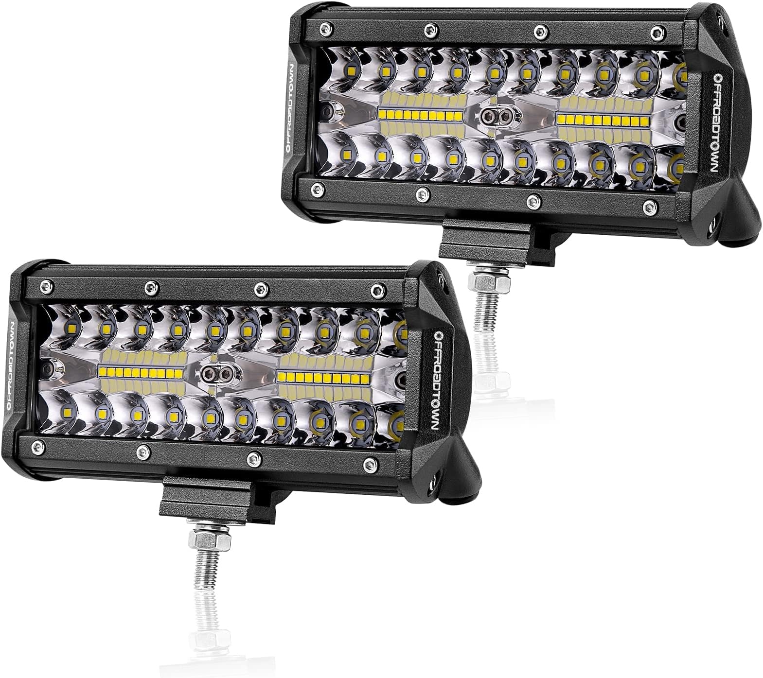 Amazon.com: LED Pods, OFFROADTOWN 2pcs 6inch 240W Off Road Driving ...