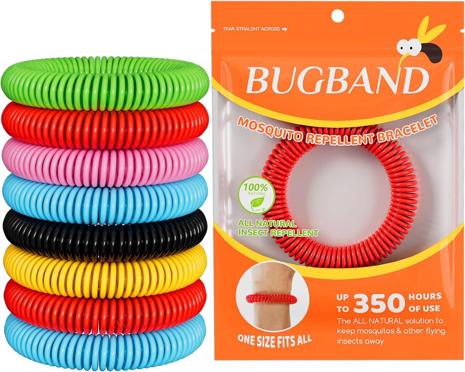 Amazon.com: BUGBAND 24 Pack Mosquito Bracelets, Mosquito Bracelets ...
