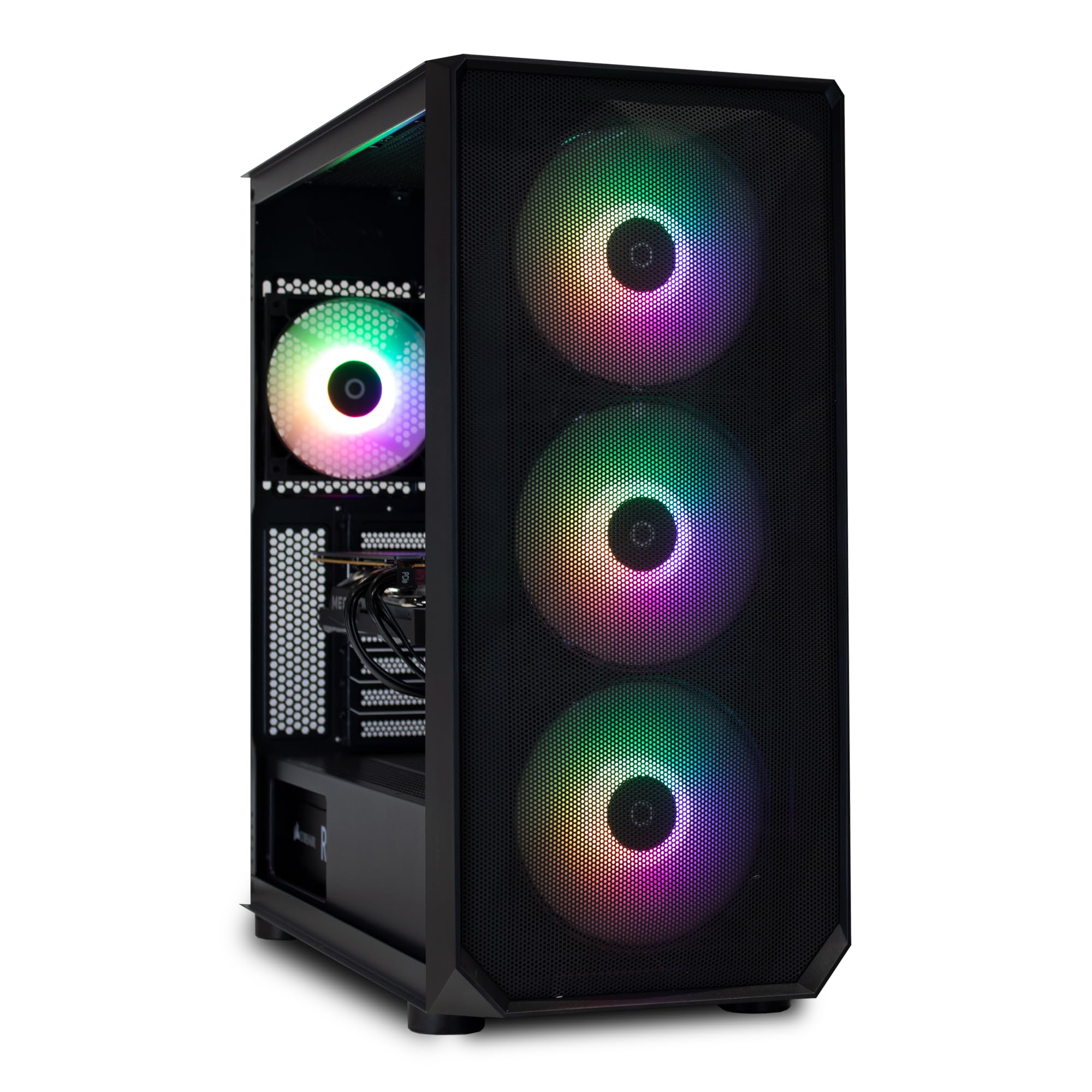 Buy Fierce RGB Gaming PC - AMD Ryzen 7 5700X 3.4-4.6 GHz, RTX 4070 12GB ...