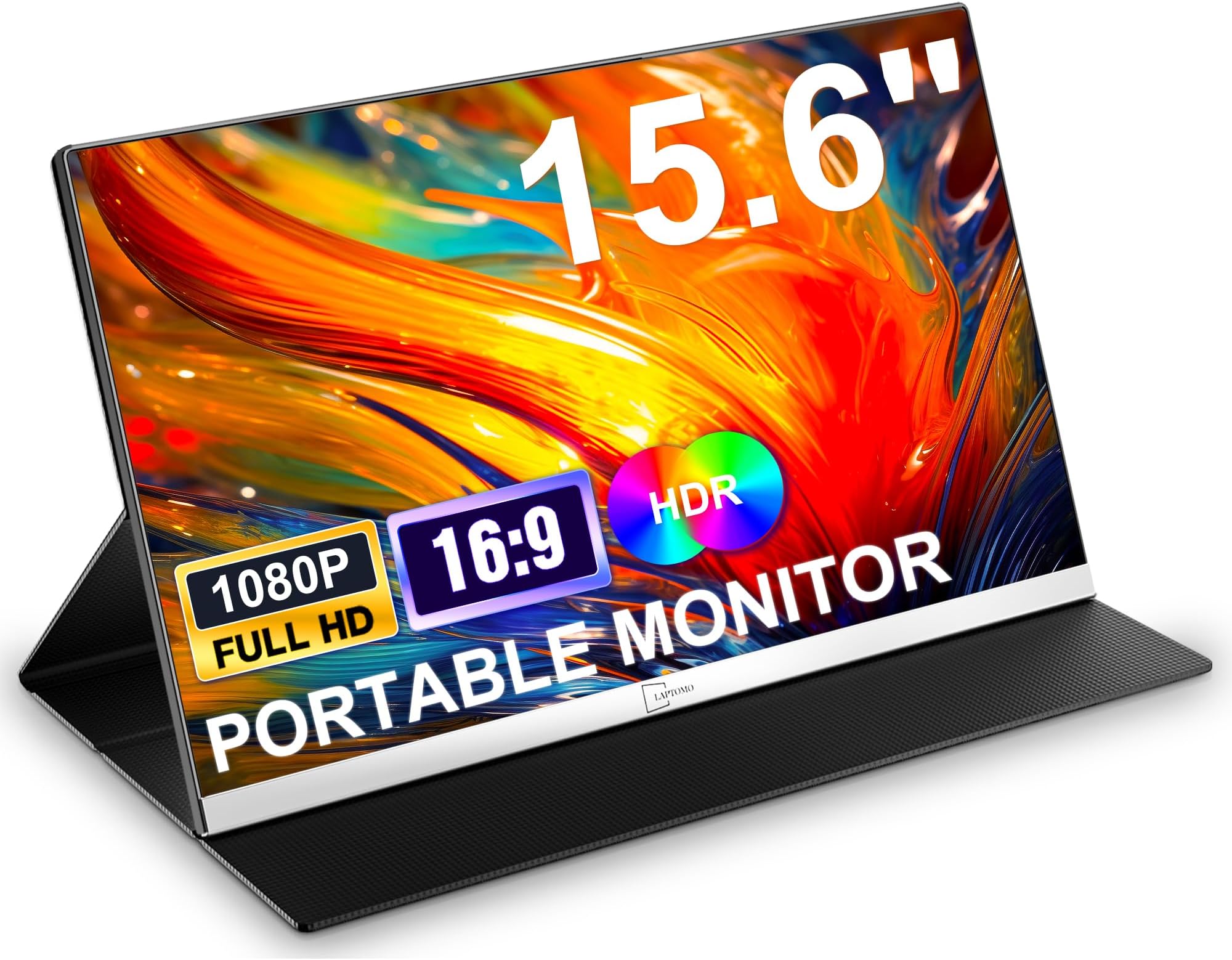 ARZOPA Portable Monitor, 15.6 Inch 1080 FHD Tragbarer Monitor with ...