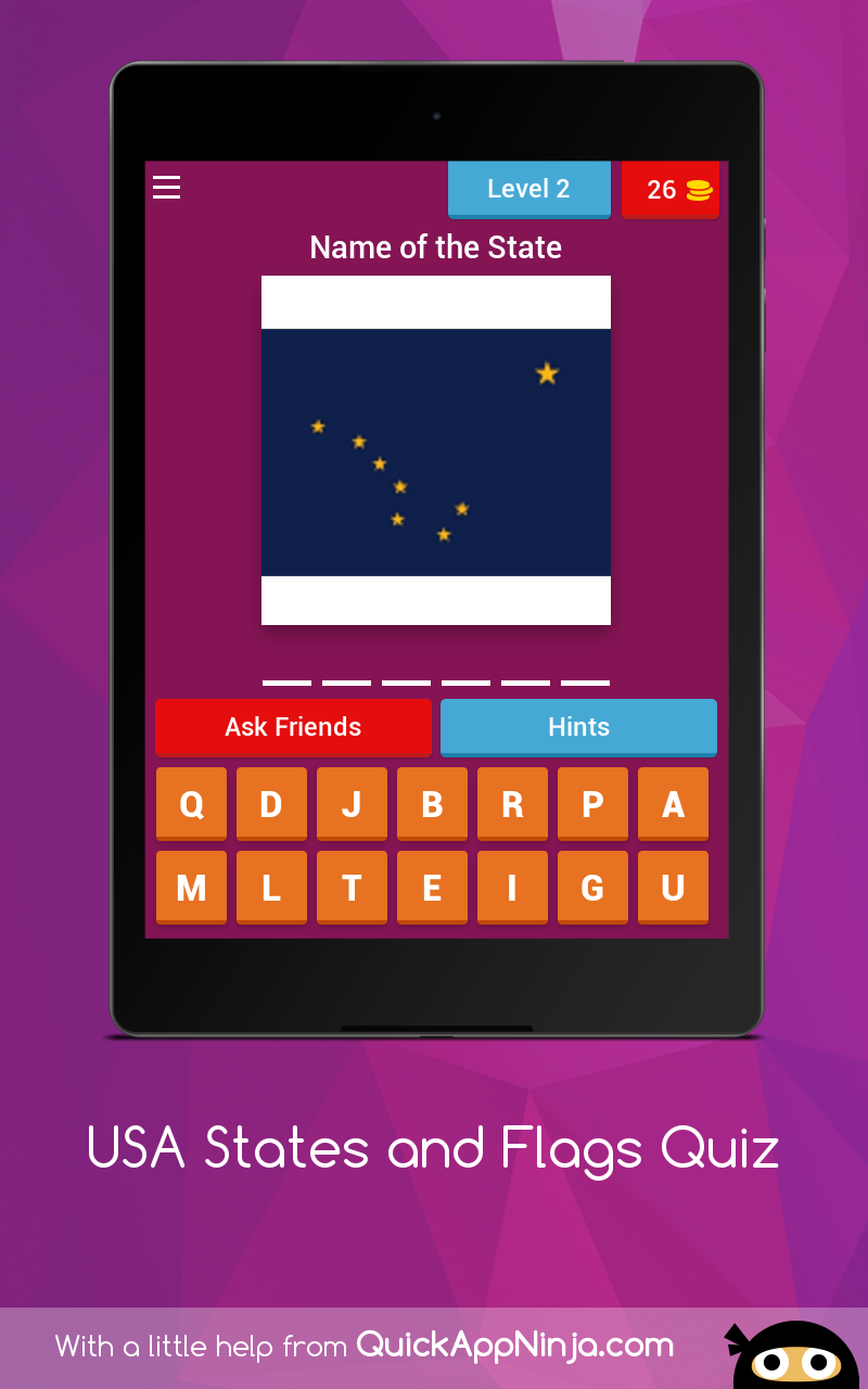 USA States and Flags Quiz - App on Amazon Appstore