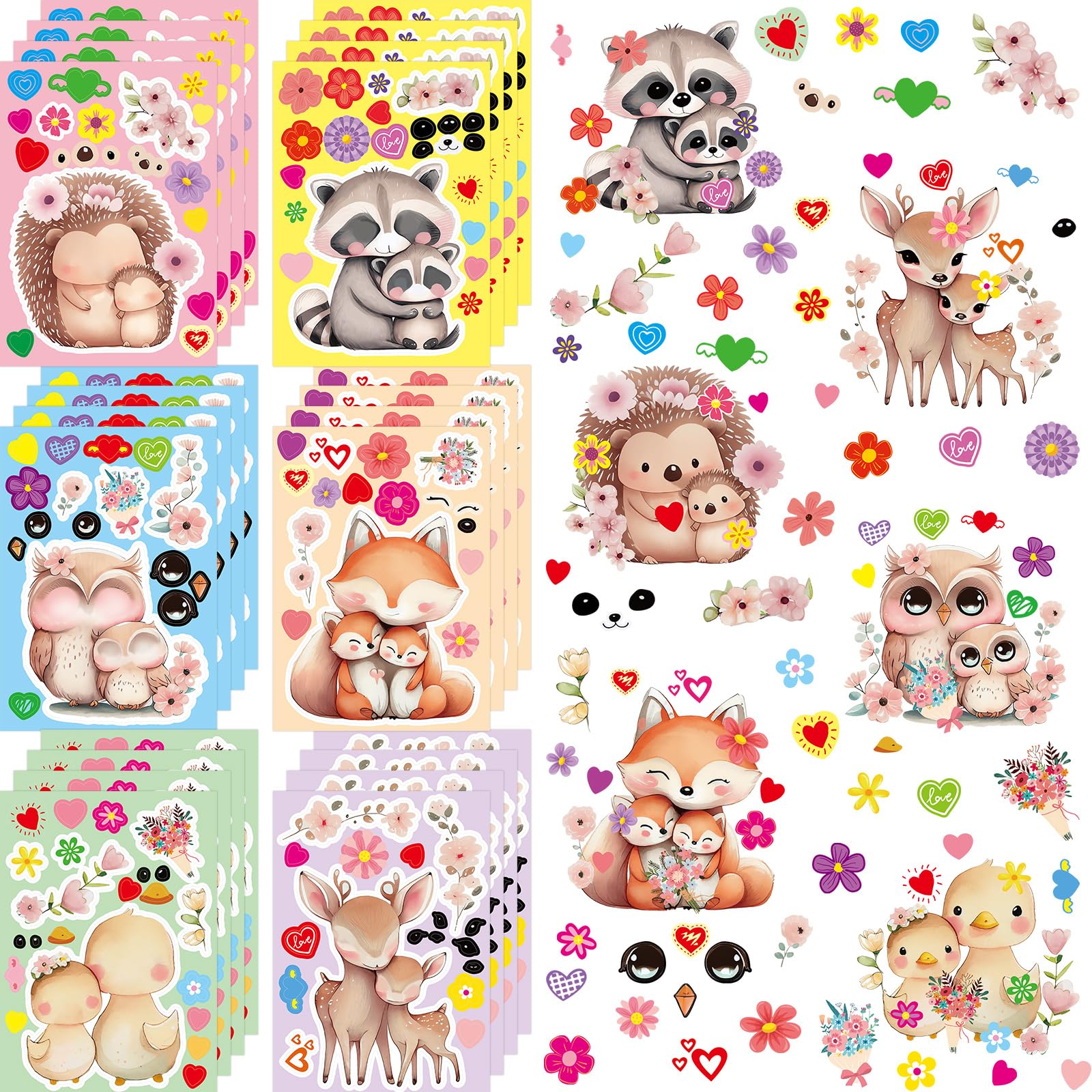 Mother's Day Crafts for Kids Happy Mother's Day Sticker Make a Face ...