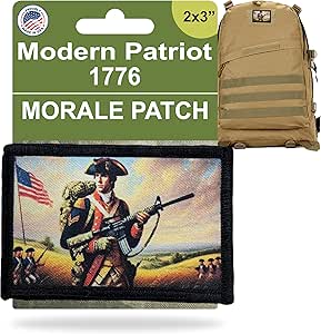 Amazon.com: Redheaded Productions - Modern Patriot Morale Patch | 1776 ...