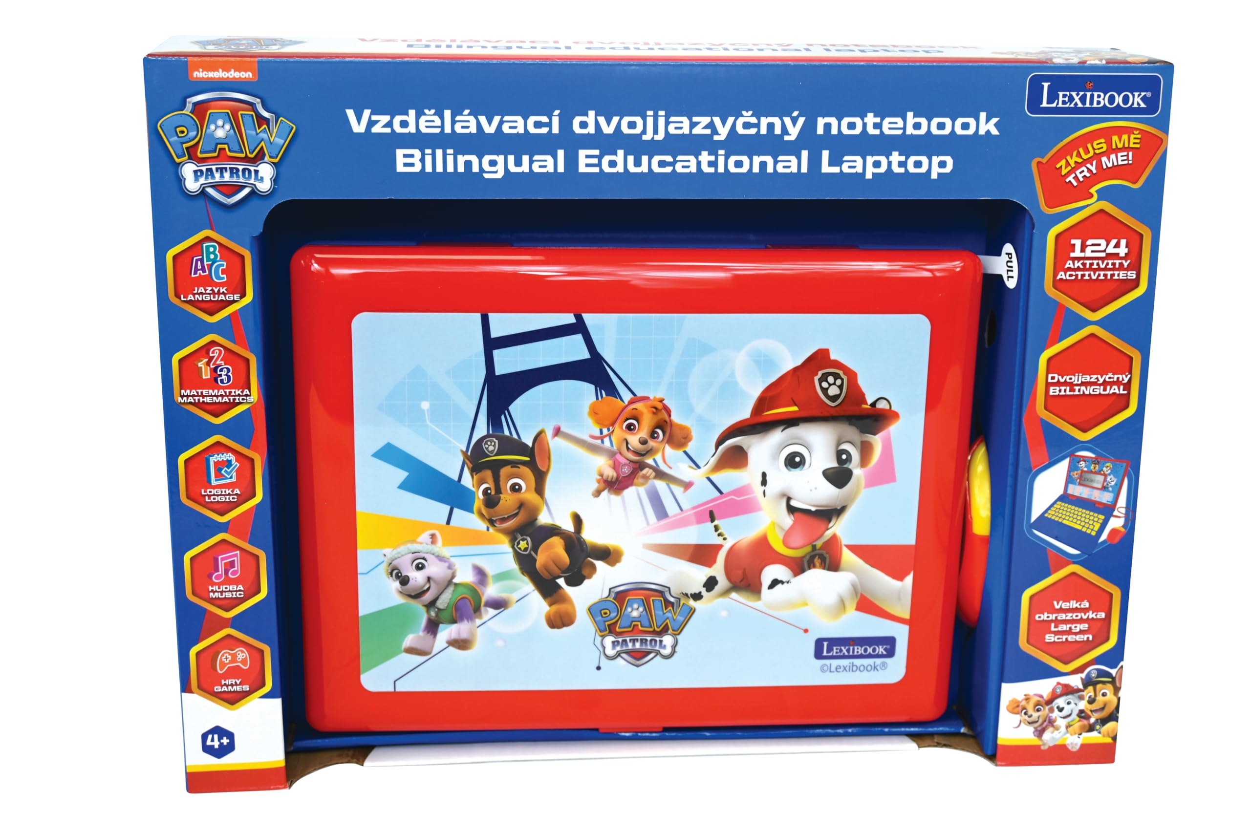 Lexibook, Paw Patrol, Bilingual Educational Laptop French/English ...
