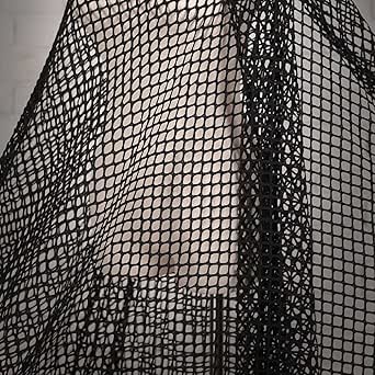 Amazon.com: Black Hollow Net Cloth Fishing Net Grid Perspective Fabric ...