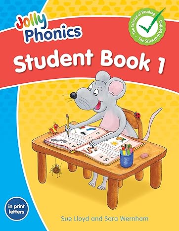 Jolly Phonics Student Book 1: in Print Letters (American English ...