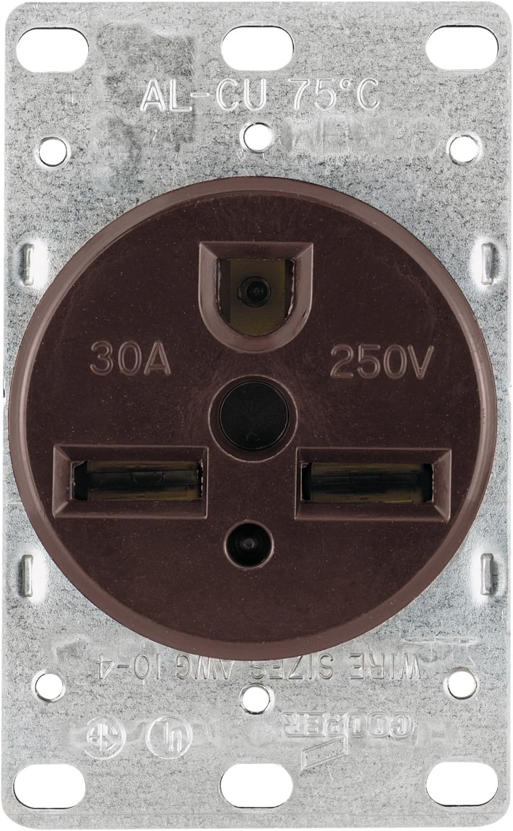 Amazon.com: Eaton 1233 30 Amp 125V 5-30R 2-Pole/3-Wire Flush Mount ...