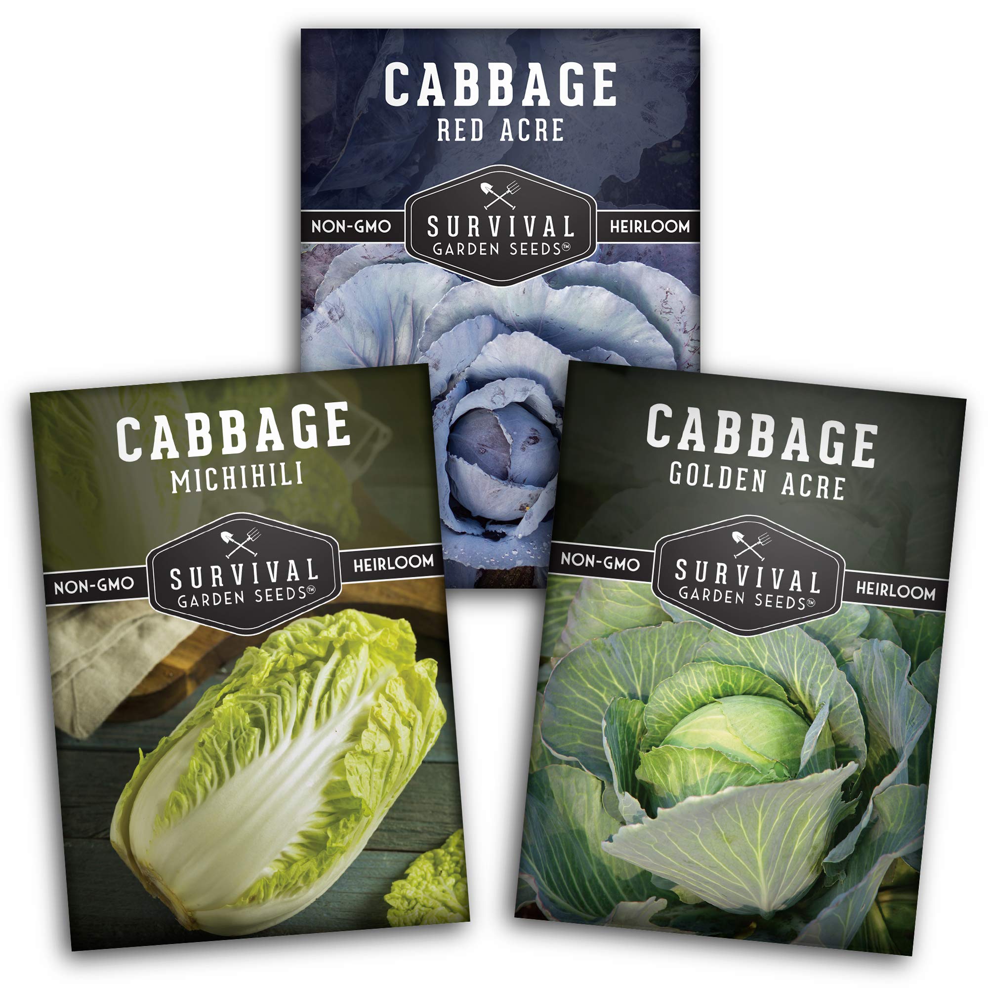 Buy Cabbage Collection Seed Vault - Non-GMO Heirloom Survival Garden ...