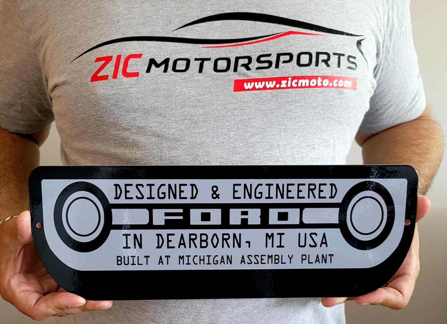 Amazon.com: ZIC Motorsports Ford Bronco Console Plaque Steel Sign ...