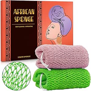 Amazon.com: African Net Sponge Authentic - African Exfoliating Net ...
