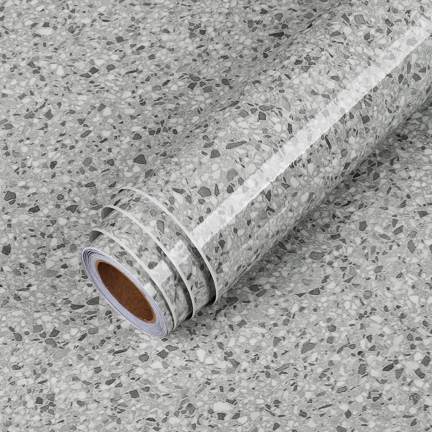 LaCheery Slate Stone Grey Granite Contact Paper Decorative Peel and ...