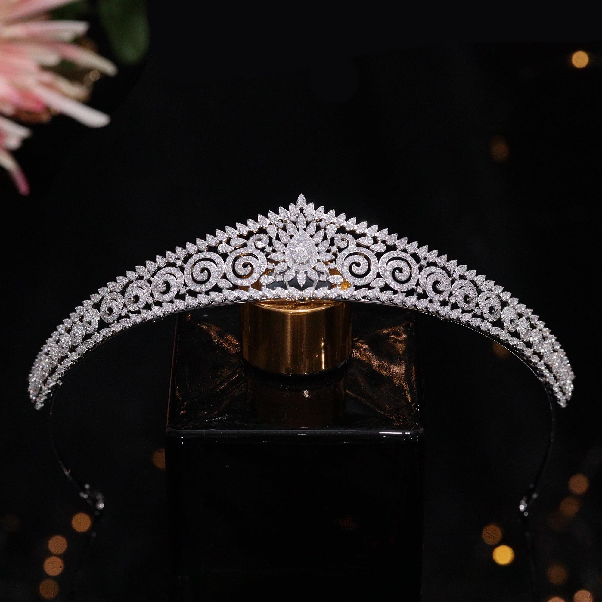 Simple Silver Tiara