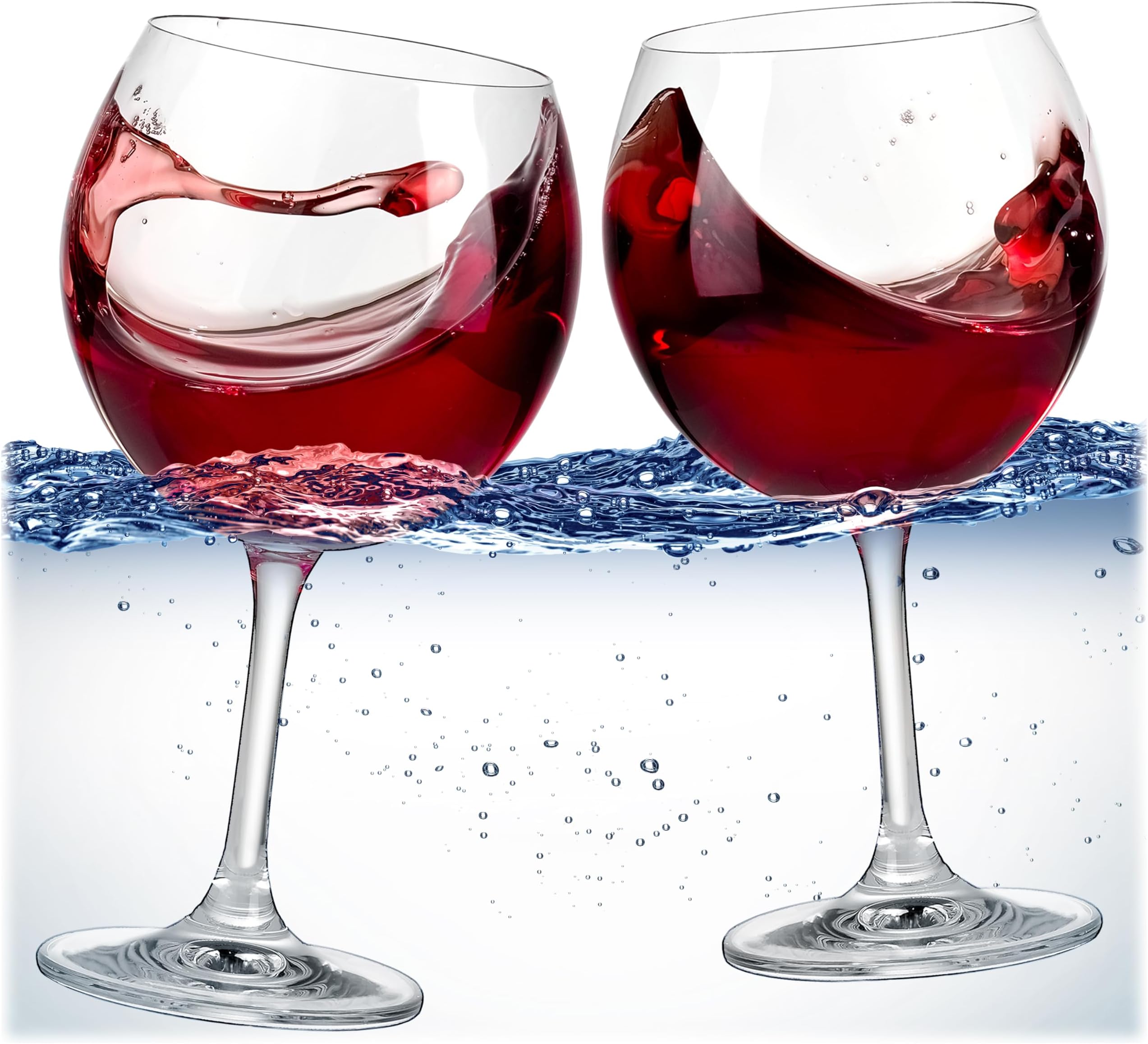 Amazon.com | 20oz Floating Wine Glasses for the Pool - 2 Pack ...