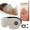 Amazon.com: Ewarmer High-Level Cordless Heated Eye mask for Dry Eyes, Fast Heat,Real Silk Sleep ...