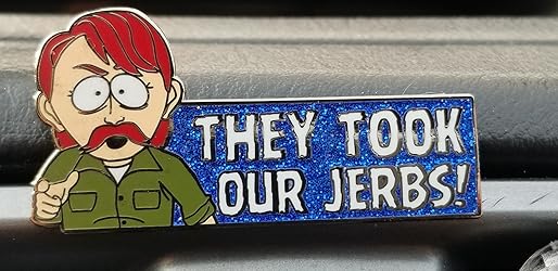 Amazon.com: "They Took Our Jerbs!" - South Park Collectible Pin ...