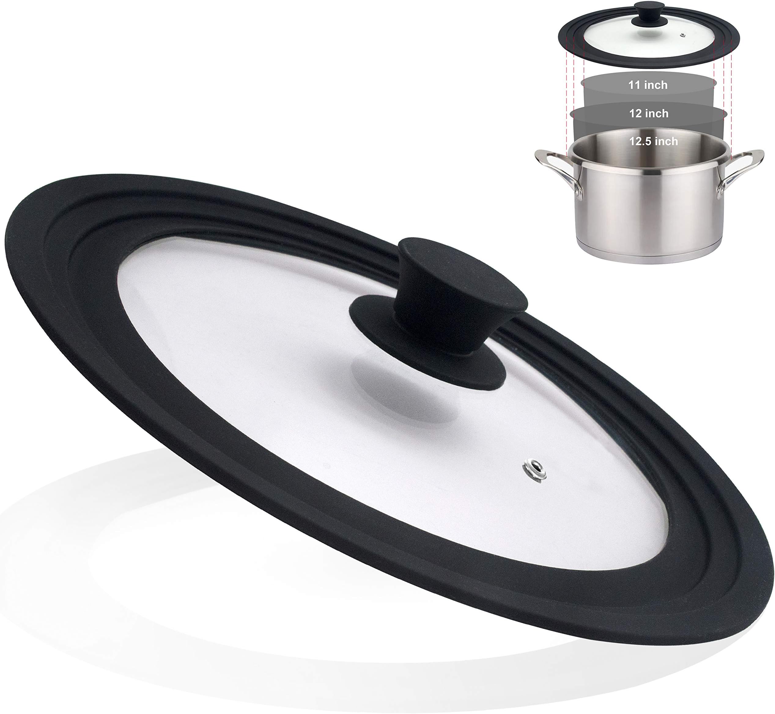 Amazon.com: Scanpan Classic 12.5in Stainless Steel/Glass Lid: Scanpan ...