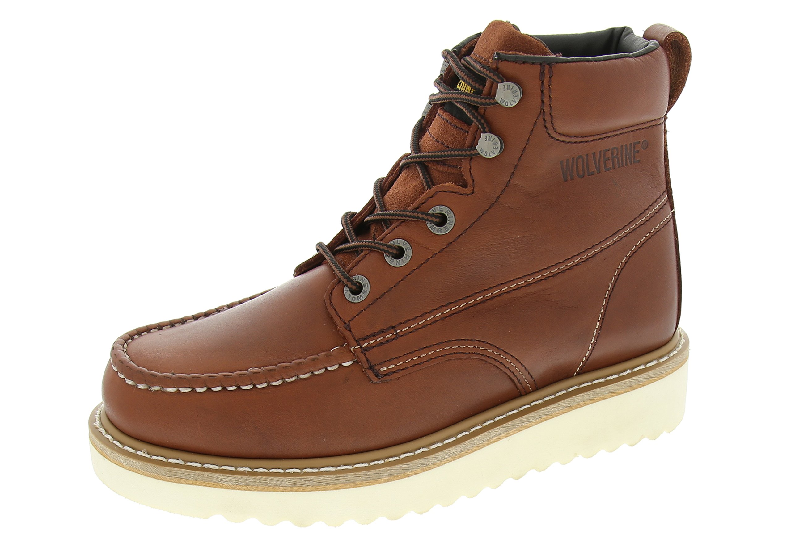 Snapklik.com : Wolverine Mens Moc Toe 6" Construction Boot