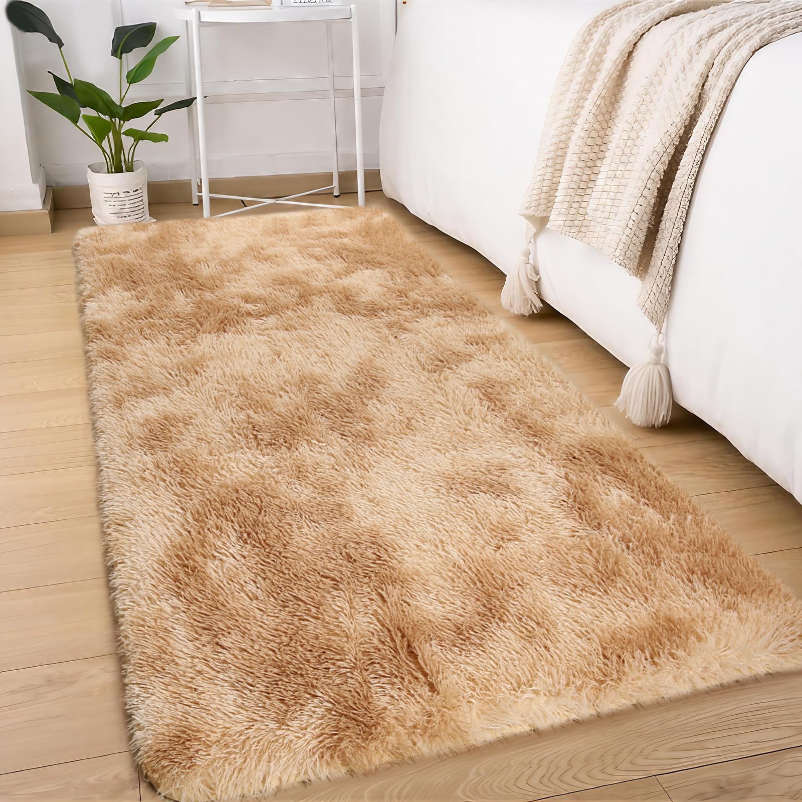 Hafaa Rugs Living Room – Beige Area Rugs for Bedroom Non Slip – Modern ...